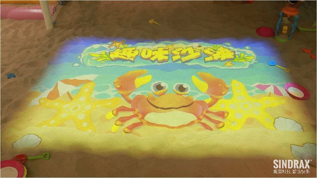 Virtual Beach Interactive Sand Projection System - Sindrax