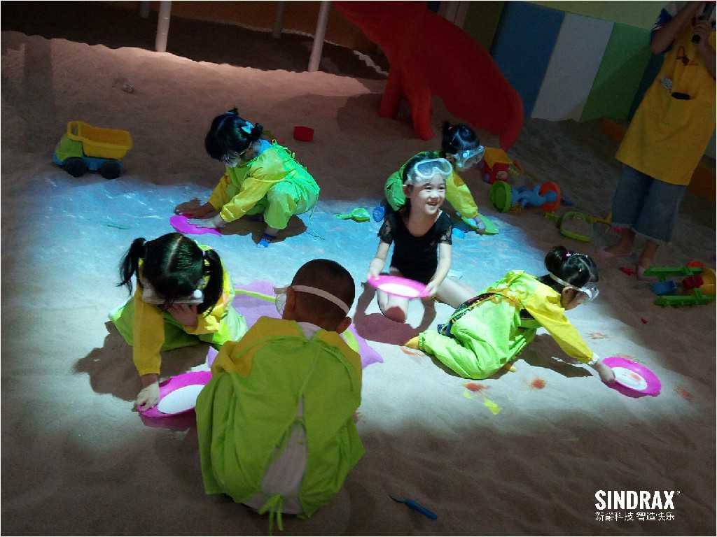 Virtual Beach Interactive Sand Projection System - Sindrax