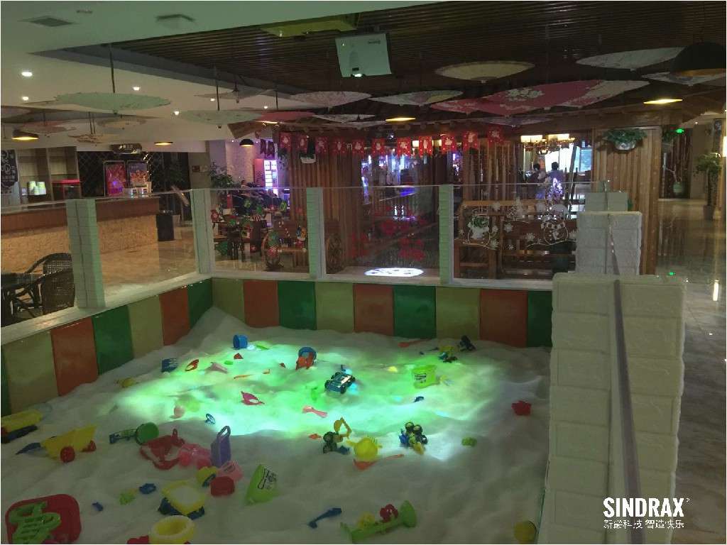 Virtual Beach Interactive Sand Projection System - Sindrax